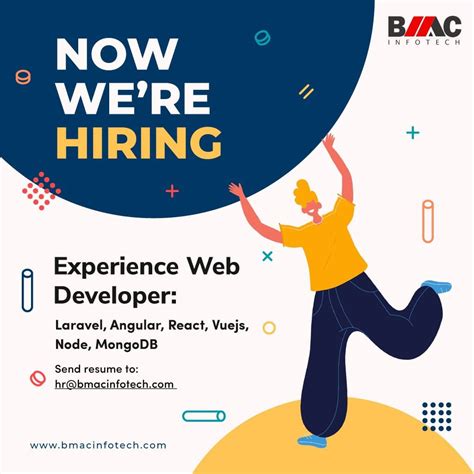 Bmac Infotech On Linkedin Hiring Job Resume Designer Webdeveloper Ios Developer Android