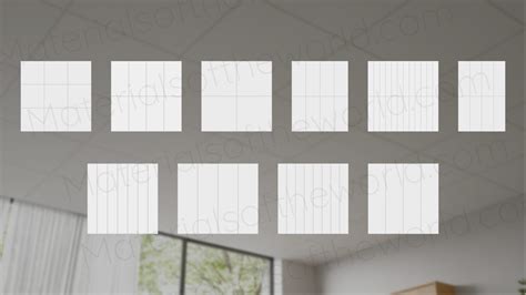 Seamless Suspended Ceiling Textures Materials Of The World