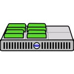 SAN Server Disk Arrays SCSI Vector Image Free SVG SAN Server Disk Arrays SCSI Vector Image Free SVG
