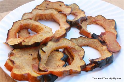 Yum Yum Yum Baked Acorn Squash Rings
