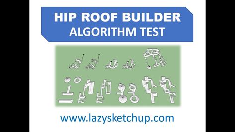 Hip Roof Builder Sketchup Plugin Algorithm Test Youtube