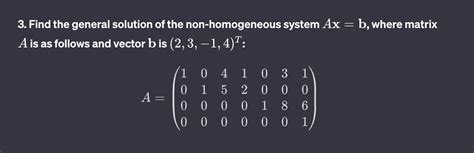 Solved Find The General Solution Of The Non Homogeneous Solved Find The General Solution Of The Non Homogeneous