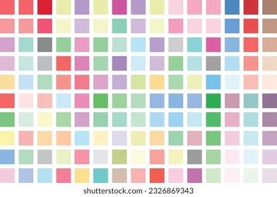 Pastel Color Palette Pastel Color Squares Stock Vector Royalty Free 2326869343 Shutterstock