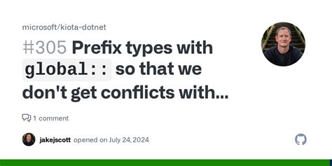 Prefix Types With `global` So That We Dont Get Conflicts With