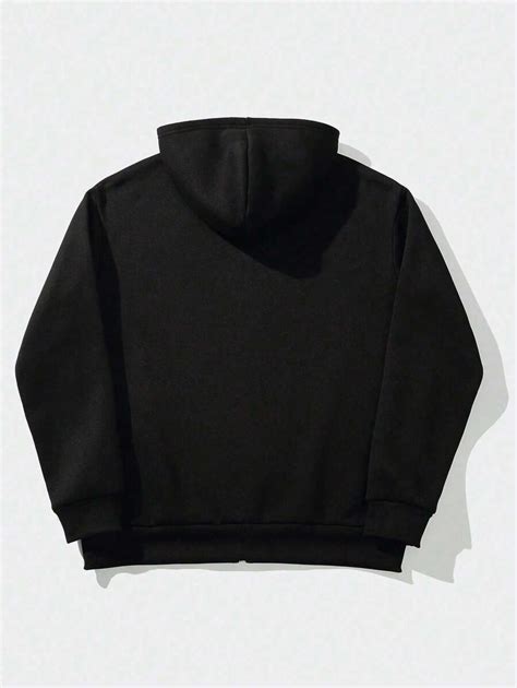 Manfinity Dauomo Mens Front Zipper Long Sleeve Pocket Design Casual