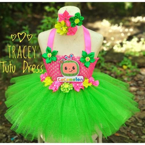 Cocomelon Tutu Dress Costume Shopee Philippines