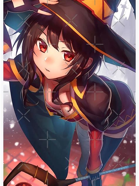 Megumin Konosuba Design Fanart Poster By Antioneart Redbubble