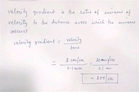 The Relative Velocity Of Two Consecutive Layers Is 8 Cm S If The
