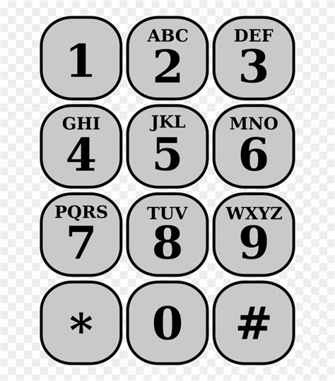 File Telephone Keypad Phone Keypad Hd Png Download 640x876