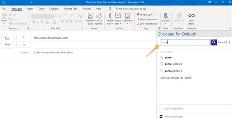 Find And Share Content Using Showpad For Outlook Showpad Help Center