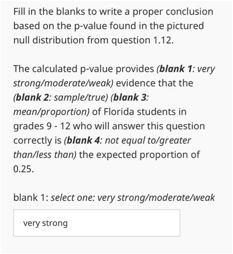 Solved Point The Following Null Distribution Was Created Chegg Com