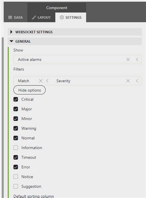 Dashboard Alarm Table Display More Alarms Than In Cube Dataminer Dojo