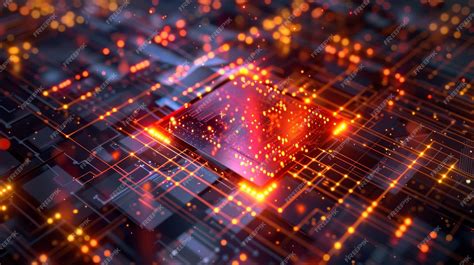 Premium Photo Digital Interpretations Of Quantum Computing And Cryptography Ai Generated