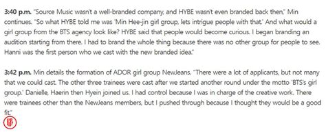 All The Crucial Facts You Must Know From Min Heejin Press Conference
