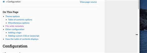 Add The Option For A Right Sidebar · Issue 764 · Readthedocssphinxrtdtheme · Github