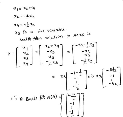 Solved 4 Reduced Row Echelon Form Rref Of Matrix A Is Given As R Course Hero