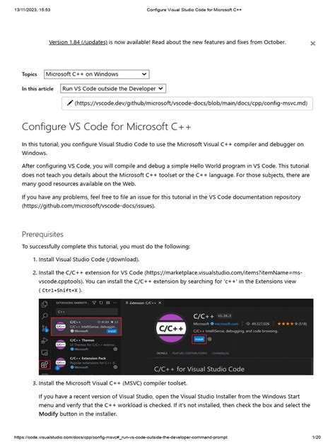 Configure Visual Studio Code For Microsoft C Pdf