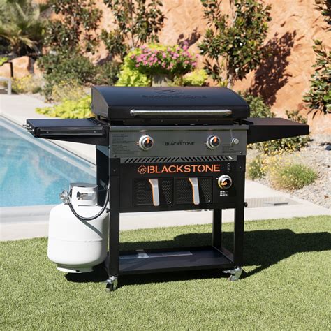 Blackstone 2 Burner 28 Griddle With Electric Air Fryer And Hood