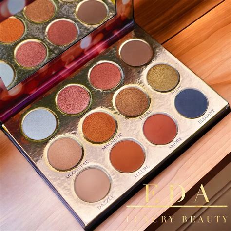 EDA LUXURY BEAUTY Luxe Exotic Eyeshadow Palette Shiny Shimmer Etsy