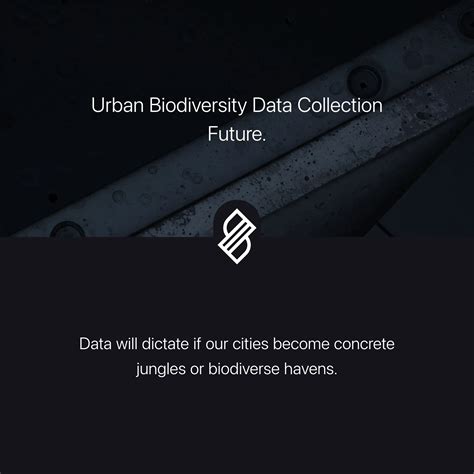 Urban Biodiversity Data Collection Future → Scenario