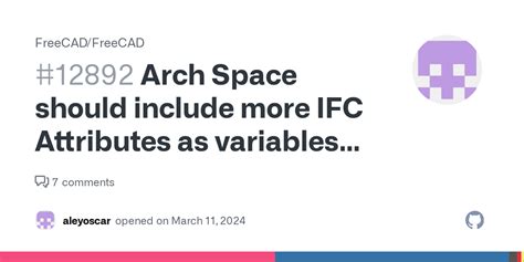 Arch Space Should Include More Ifc Attributes As Variables For Text To Show · Issue 12892