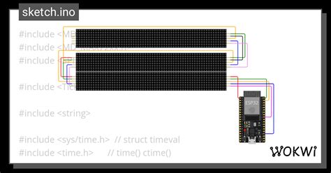 Matrix Life Wokwi Esp32 Stm32 Arduino Simulator