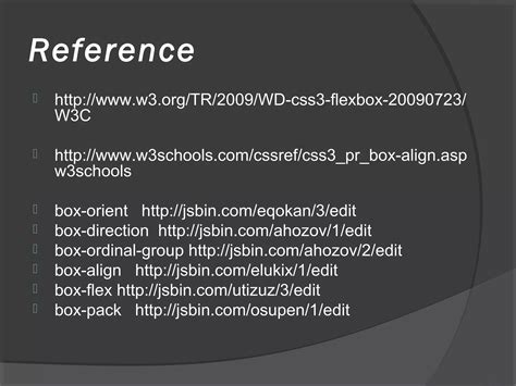 Css3 Flexible Box Layout Ppt Internet Computing