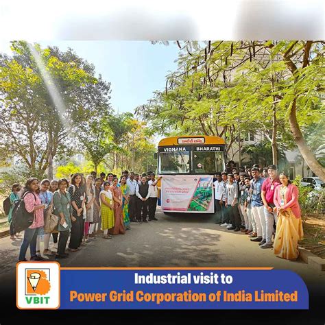 Vbit Industrialvisit Powergridcorporationofindialimited Eee Cse… Vignana Bharathi