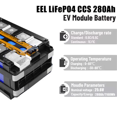 CCS Cells Contact System LFP Battery Module V S P Ah Prismatic Rechargeable
