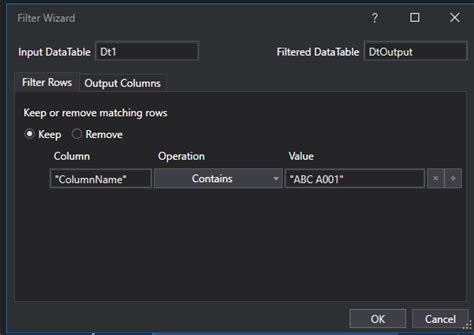 How To Filter Exact Values Activities Uipath Community Forum
