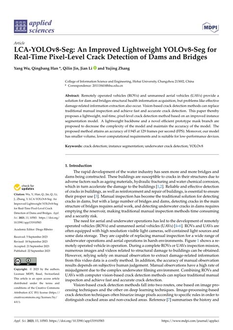 Pdf Lca Yolov8 Seg An Improved Lightweight Yolov8 Seg For Real Time