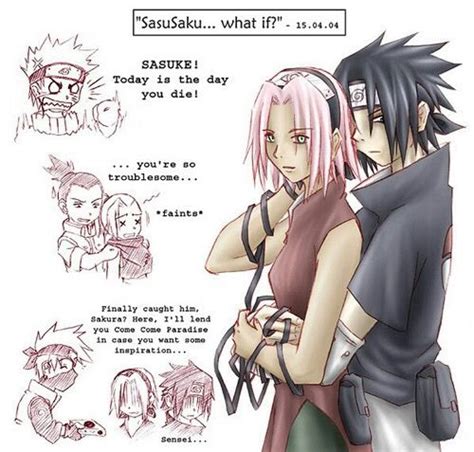 Kakashi And Sasusaku Sasusaku Sakura Haruno Kunoichi Naruto