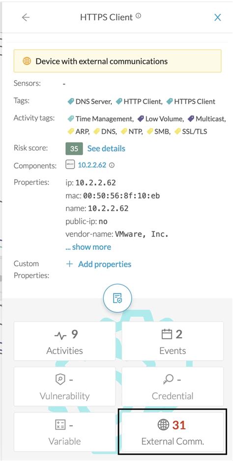 Cisco Cyber Vision Gui User Guide Release 440 External Communication Cisco Cyber Vision Cisco Cyber Vision Gui User Guide Release 440 External Communication Cisco Cyber Vision