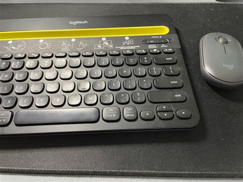 Logitech Wireless Keyboard K480 And Mouse Pebble M350 Computers And Tech Parts And Accessories