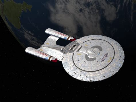 Dominion War Refit Galaxy Class Remastered Version V1 5 Star Trek Bridge Commander Gamefront