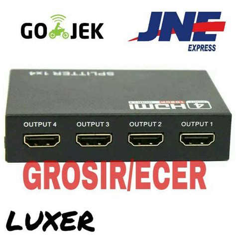Promo Hdmi Splitter 4 Port 1 Input 4 Output Spliter 4port Converter