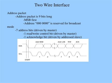 Ppt Two Wire Interface Powerpoint Presentation Free Download Id