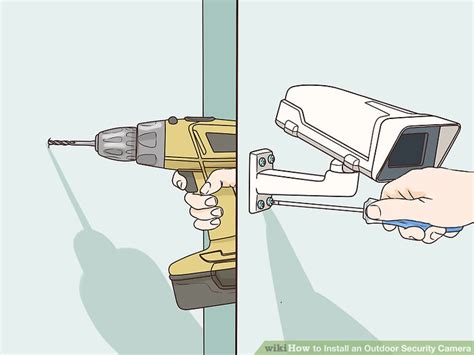 3 Simple Ways To Install An Outdoor Security Camera WikiHow