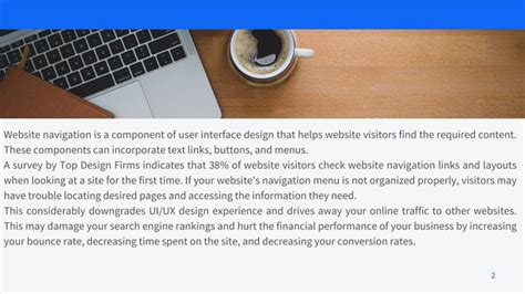 enhance user experience with effective website navigation pptx