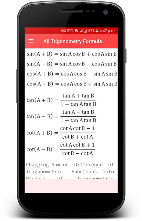 All Trigonometry Formula Apk For Android Download