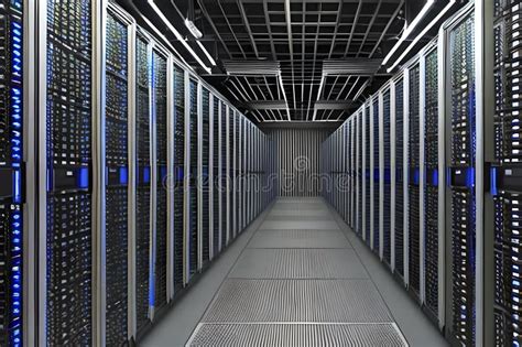 Servers Are An Essential Asset To A Company Stock Illustration