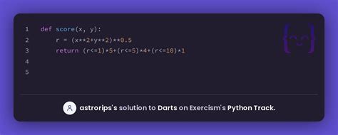 astrorips s solution for darts in python on exercism