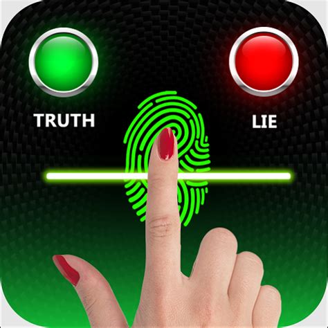 Lie Detector Simulator Lie Test Fingerprint Scanner Truth Or Lie