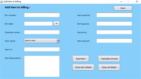 Bakery Billing System Project In Java With Source Code And Report Download Kashipara