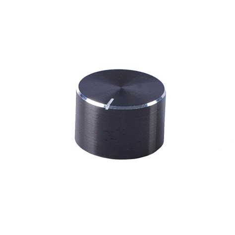 6mm 18teeth Knurl Spline Shaft 20x13mm Aluminum Knob Audio Guitar Bass Amp Part