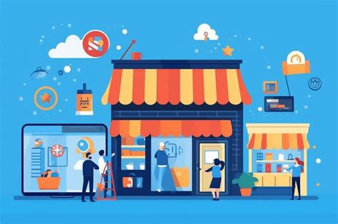 Premium Photo Digital Marketing For Online Commerce Sales Generative Ai