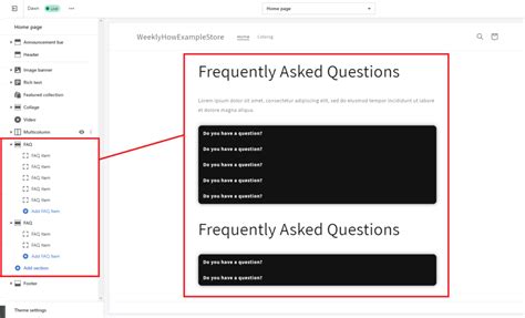 How To Create Faq Sections In Shopify Online Store 20 Weeklyhow