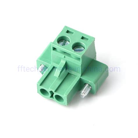 High Quality 5 0 5 08mm Terminal Blocks Socket Plug In PCB Screw Receptacle 2p Terminal Block