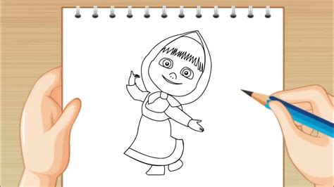 Masha And The Bear Drawing მაშა Youtube