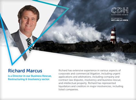 Cliffe Dekker Hofmeyr Inc On Linkedin Richard Marcus